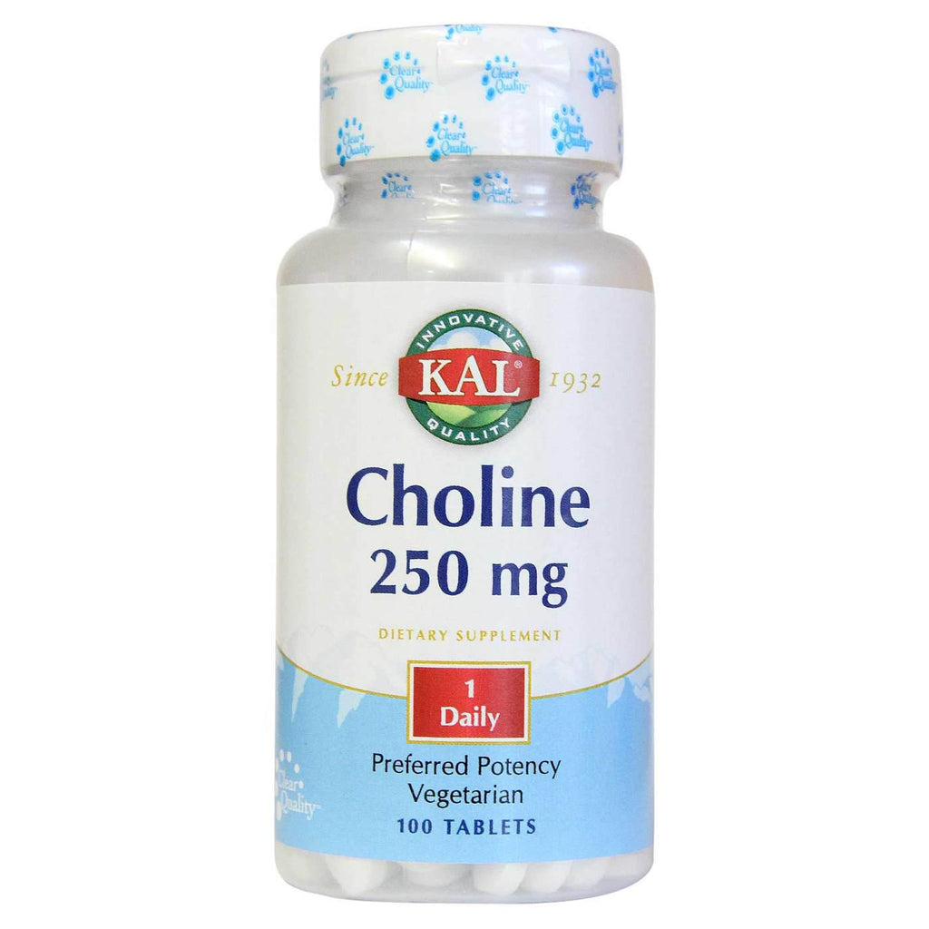 KAL CHOLINE 250MG 100 TABS – Mary's Health Foods